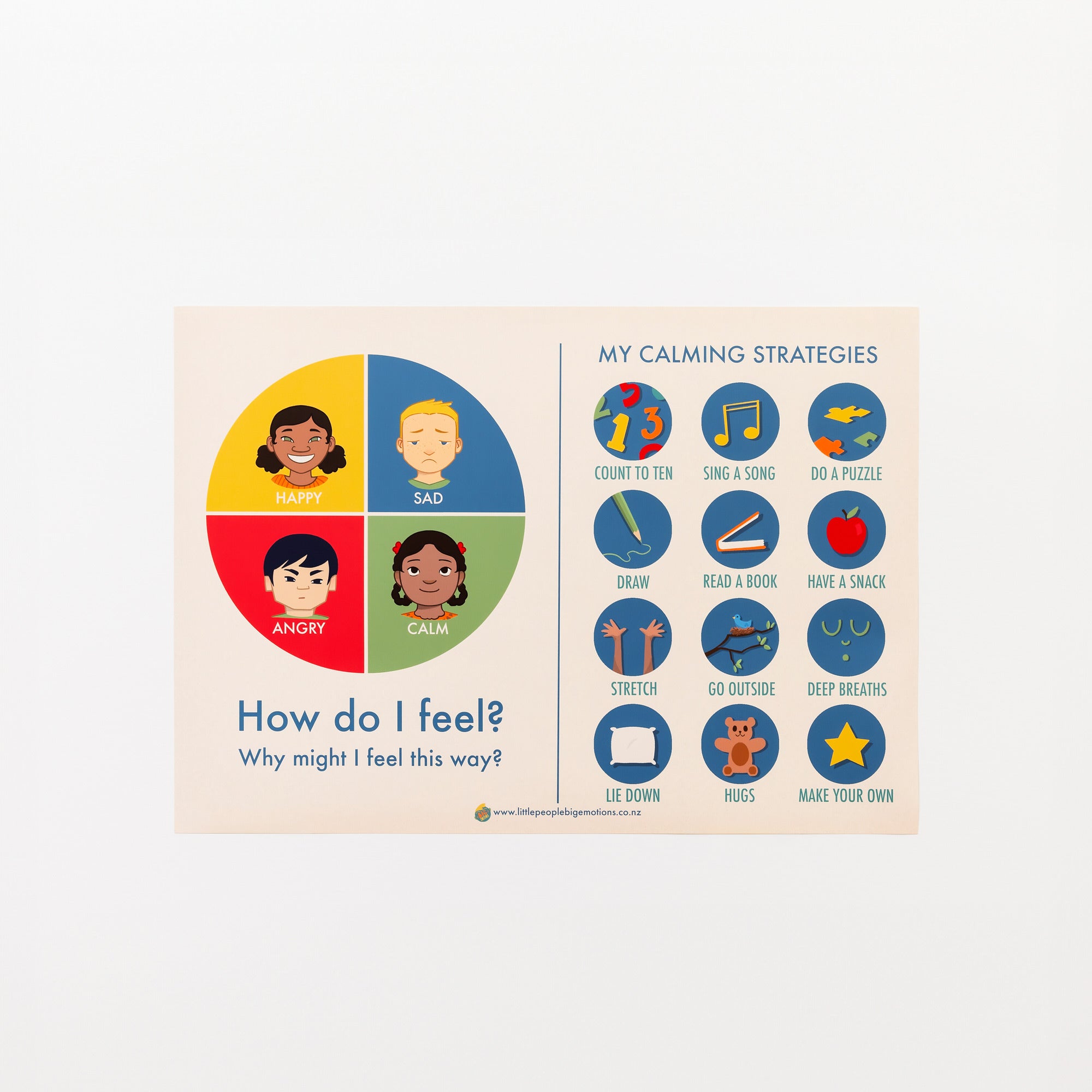 My Calming Strategies Poster – Little People, Big Emotions
